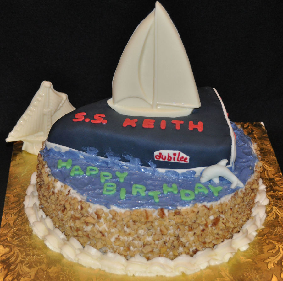 Sailboat Cake - CakeCentral.com