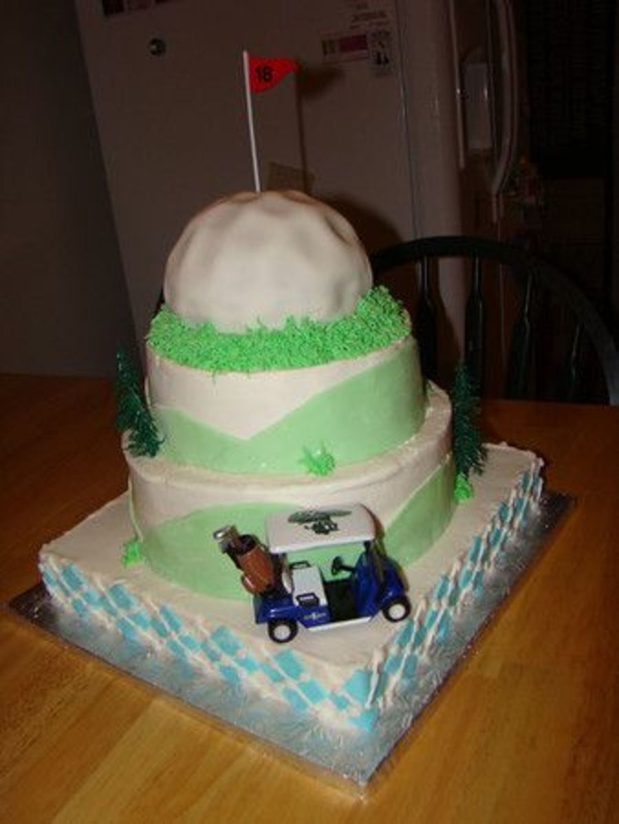 Golf Course Cake - CakeCentral.com