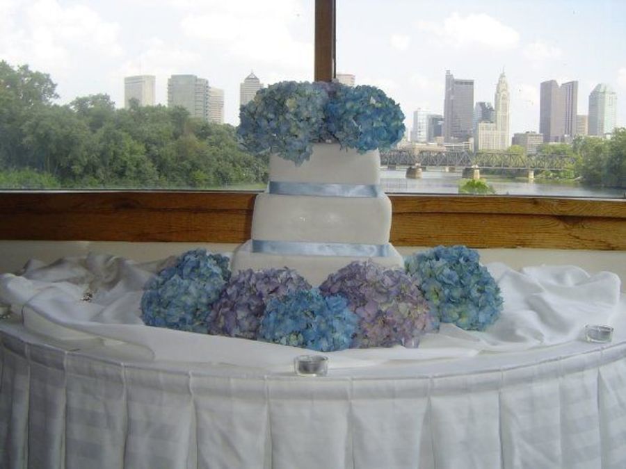 Hydrangea Wedding Cake - CakeCentral.com