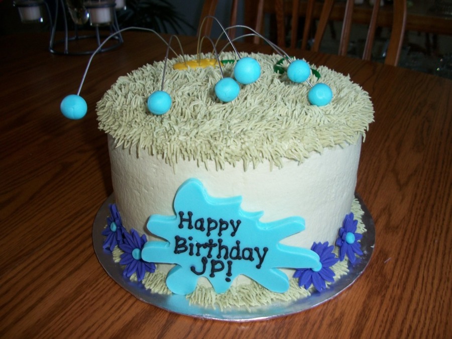 Sprinkler Birthday Cake - CakeCentral.com