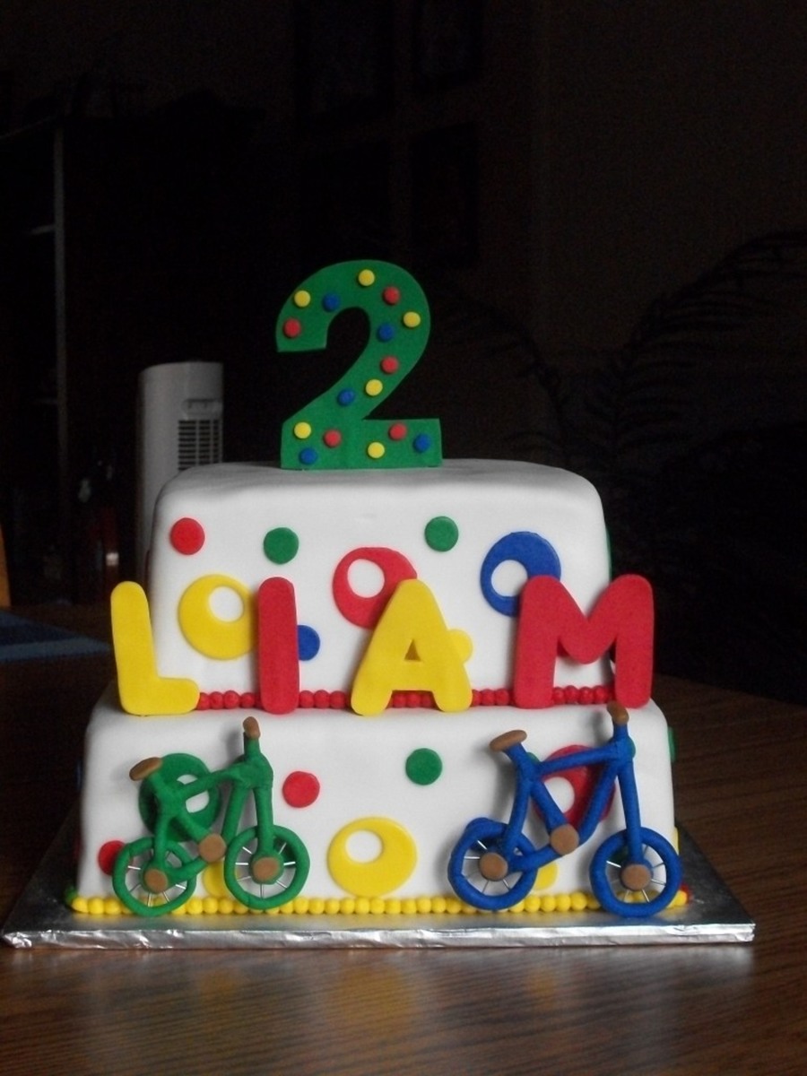 Bike Birthday Cake - CakeCentral.com