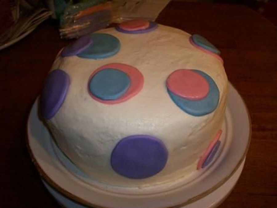 Polkadot Cake - CakeCentral.com