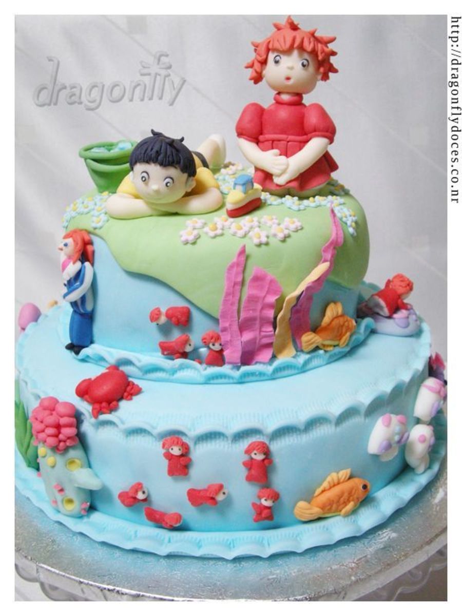 Gaku No Ue No Ponyo Cake - CakeCentral.com