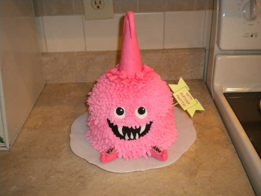 Pink Monster - CakeCentral.com