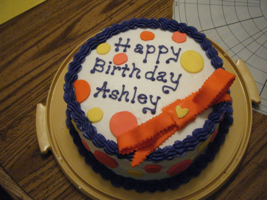 Happy Birthday Ashley! - CakeCentral.com