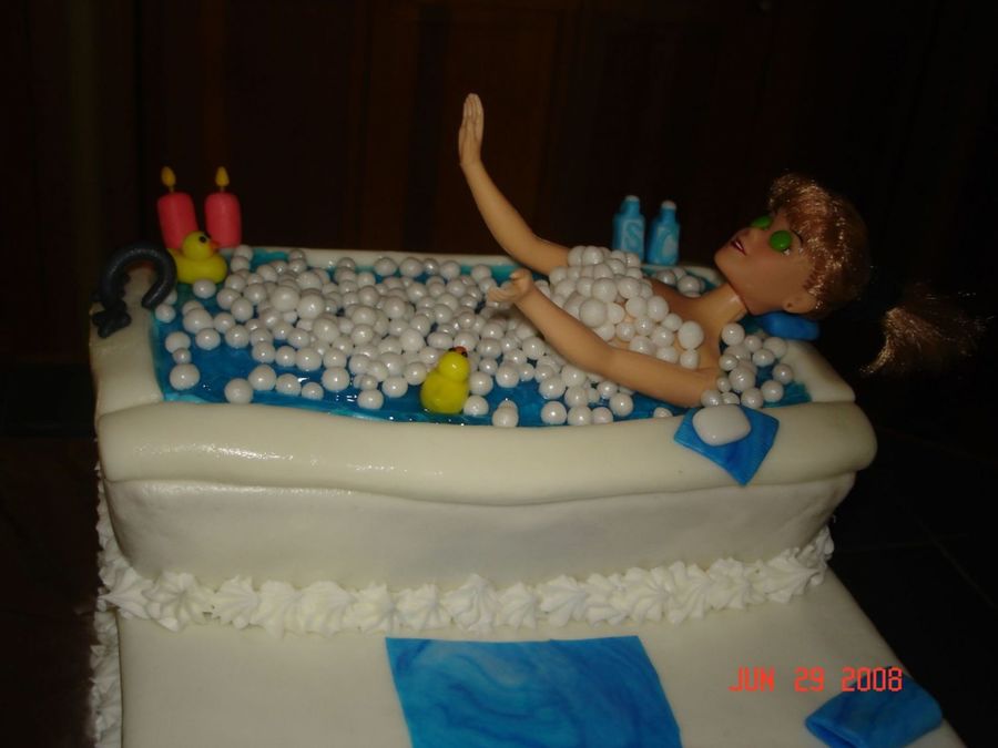 Barbie Bathtub Cake - CakeCentral.com
