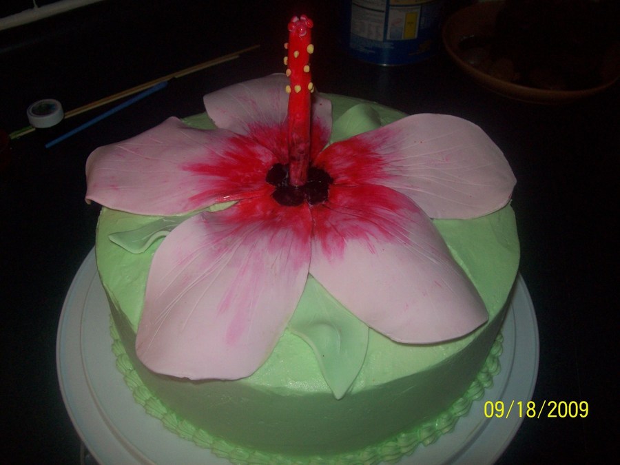 Hisbiscus Flower - CakeCentral.com