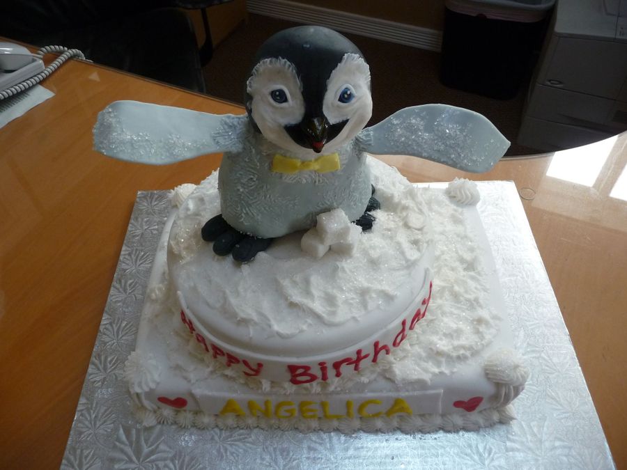 Happy Feet Cake - CakeCentral.com