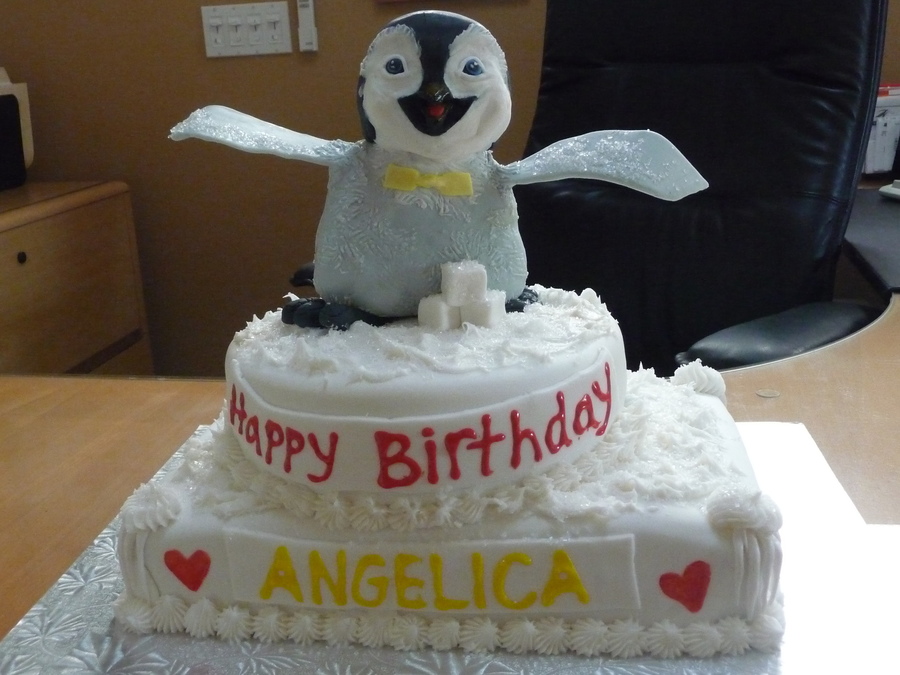 Happy Feet Cake - CakeCentral.com