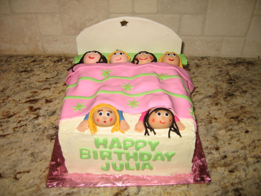 Sleepover Birthday Cake - CakeCentral.com