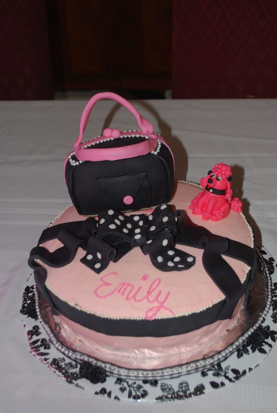 Poodle Cake - CakeCentral.com