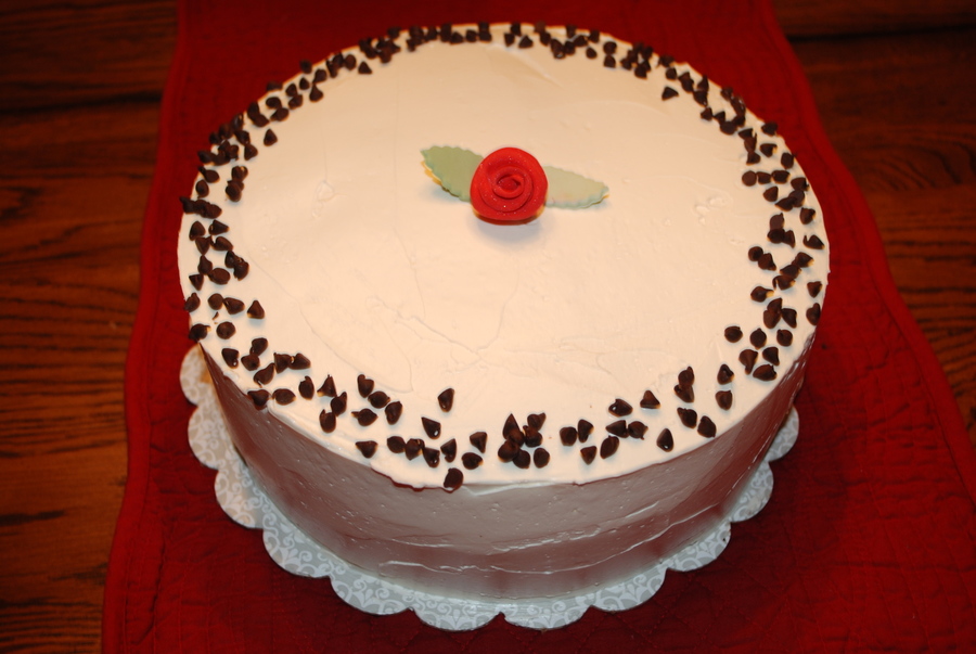 Ribbon Rose Cake - CakeCentral.com