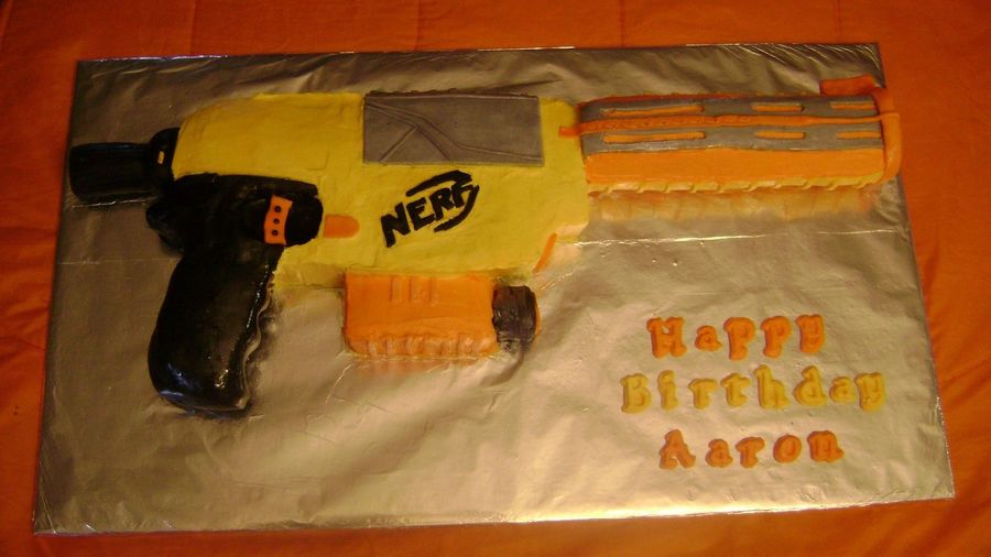 Nerf Gun - CakeCentral.com