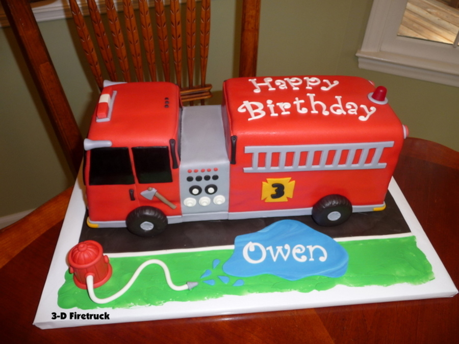 Firetruck - CakeCentral.com