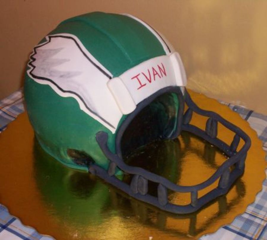 Eagles Helmet - CakeCentral.com