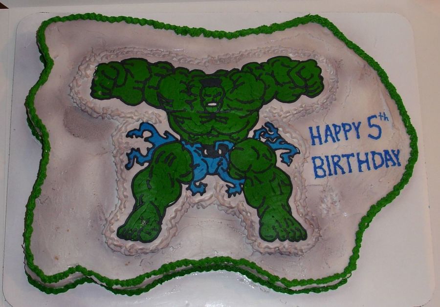 Hulk Birthday Cake - CakeCentral.com