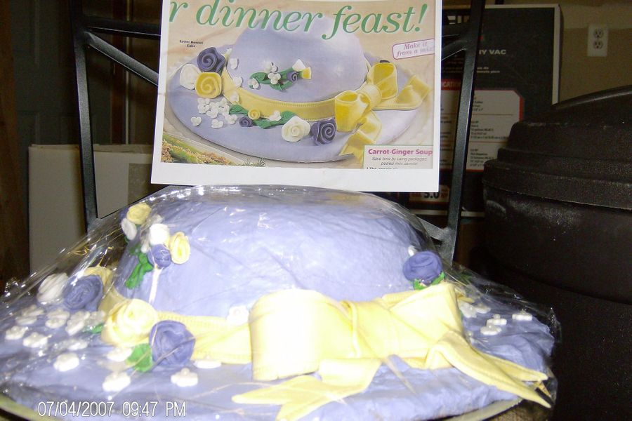 Easter Bonnet Cake - 2007 - CakeCentral.com