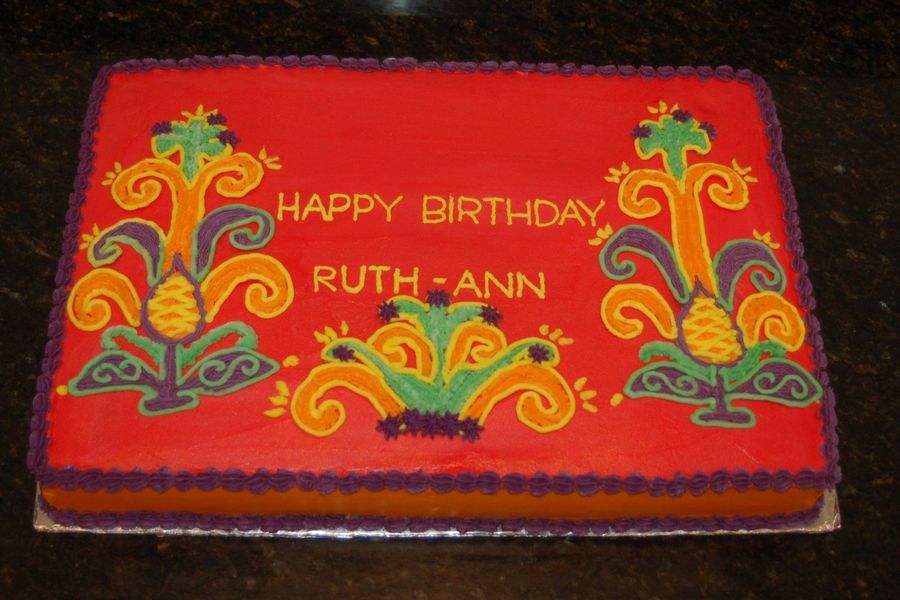 Ruth's Birthday Cake - CakeCentral.com