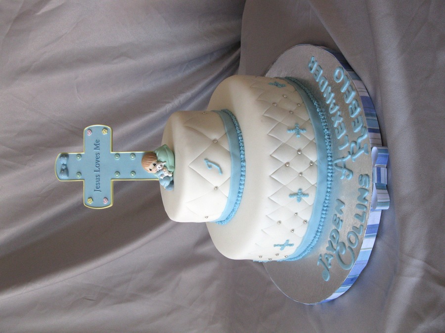 Boy Baptism - CakeCentral.com