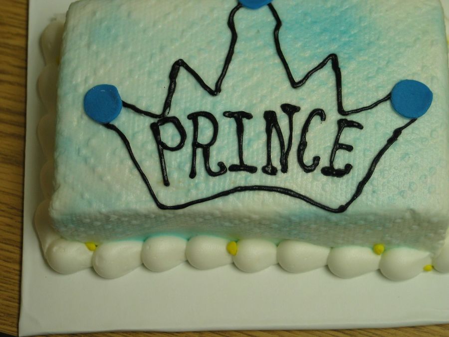1St Birthday/prince Cake - CakeCentral.com