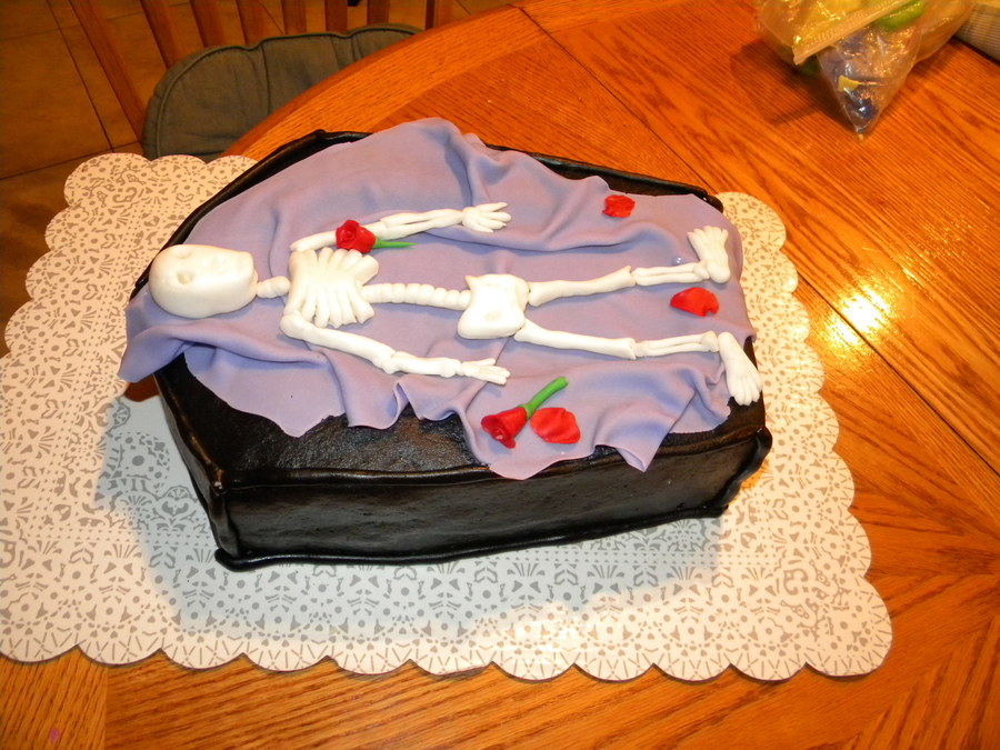 Skeleton Cake - CakeCentral.com