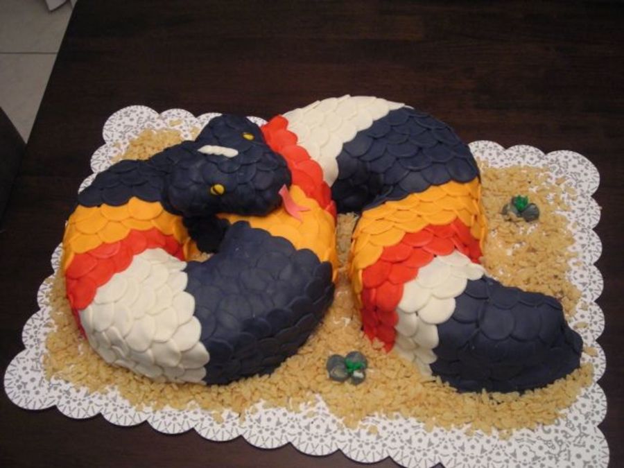 Snake Cake - CakeCentral.com