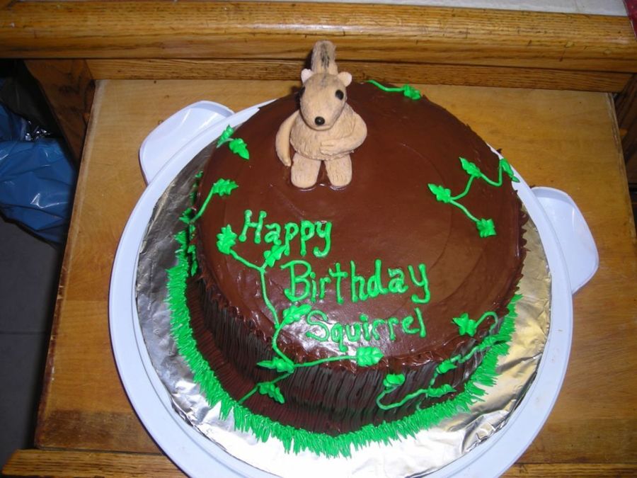 Squirrel Cake - CakeCentral.com