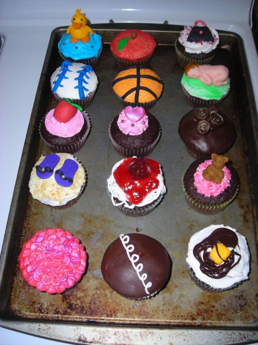 Different Cupcakes Just Because - CakeCentral.com