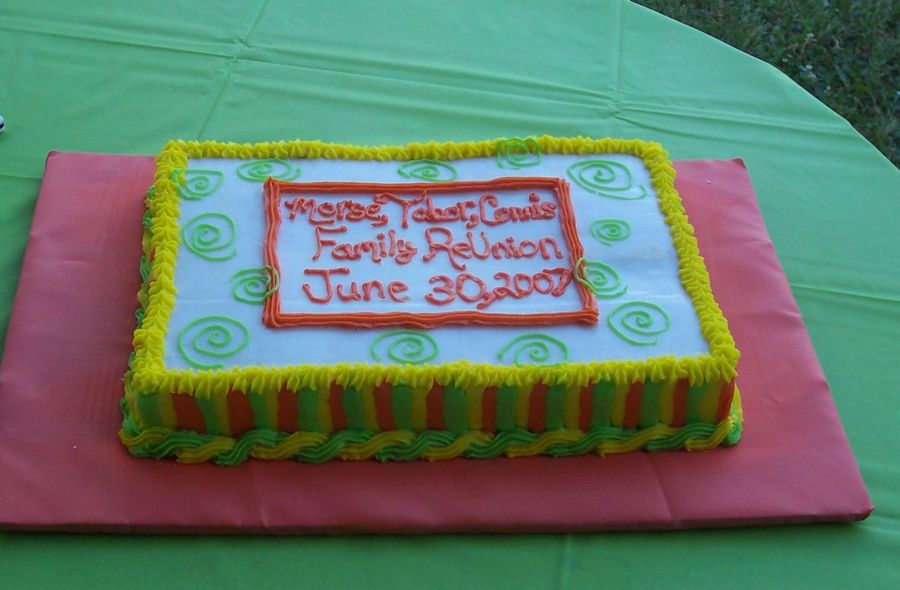 Family Reunion - CakeCentral.com