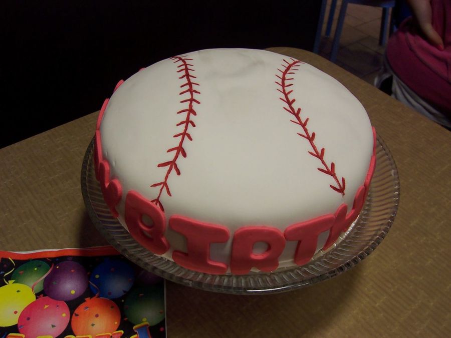 Baseball Cake - CakeCentral.com