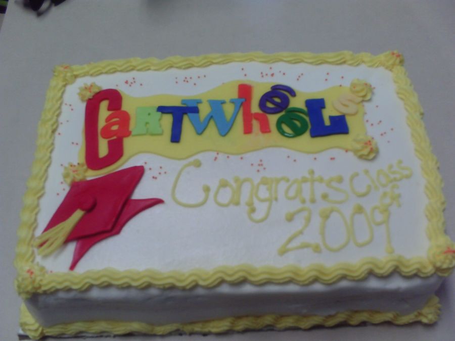 Preschool Graduation Cake - CakeCentral.com