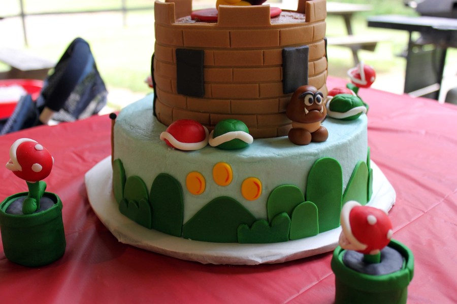 Mario Bros Graduation Cake - CakeCentral.com