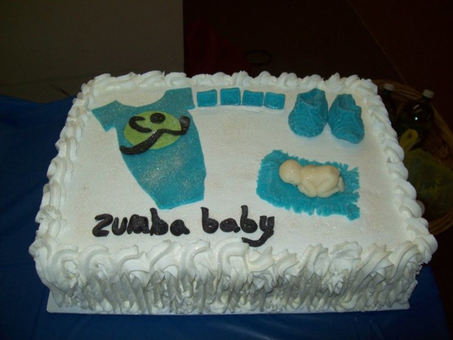 Zumba Baby Shower - CakeCentral.com