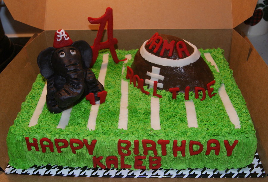 Bama Football Birthday Cake - CakeCentral.com