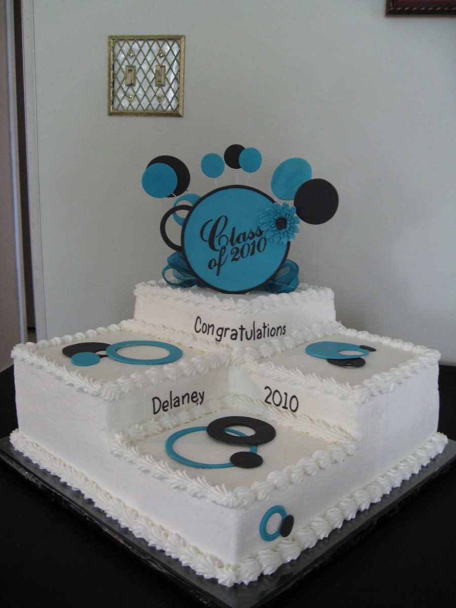 3 Step Graduation Cake - CakeCentral.com