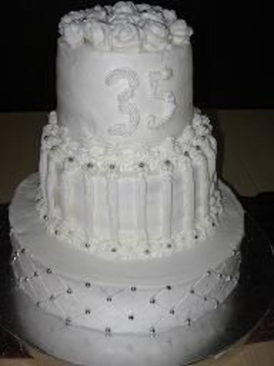 35Th Anniversary Cake - CakeCentral.com