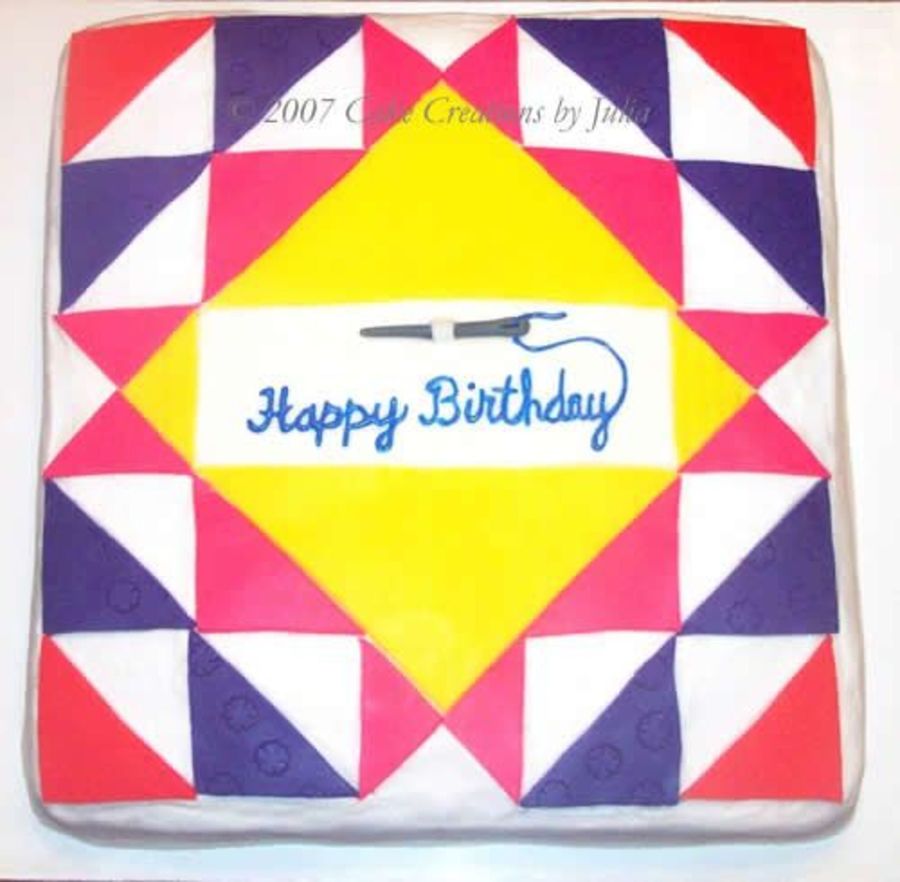 Quilt Square - CakeCentral.com