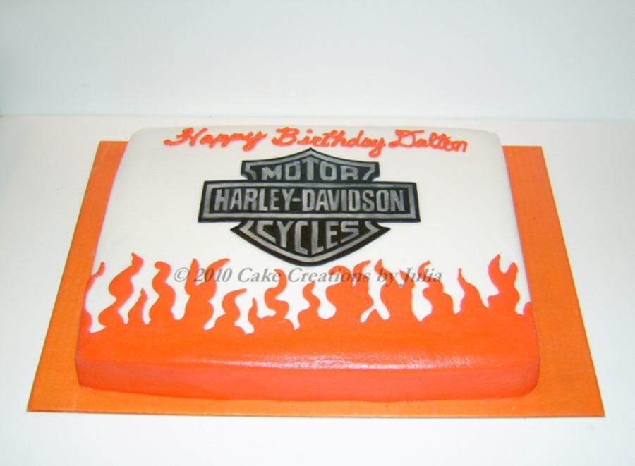 Harley Flames - CakeCentral.com