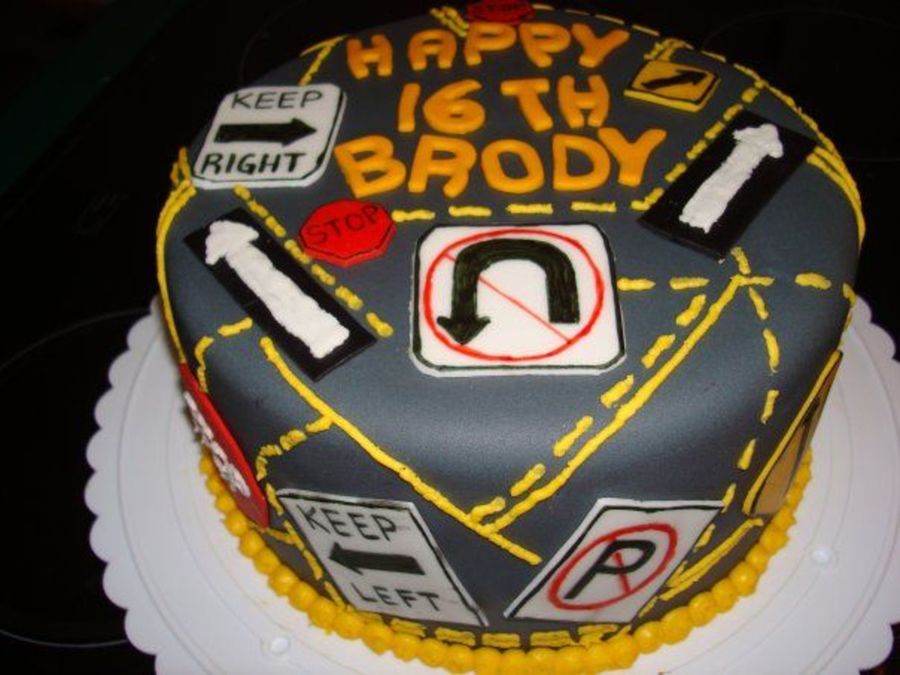 Driving Test Birthday Cake - CakeCentral.com