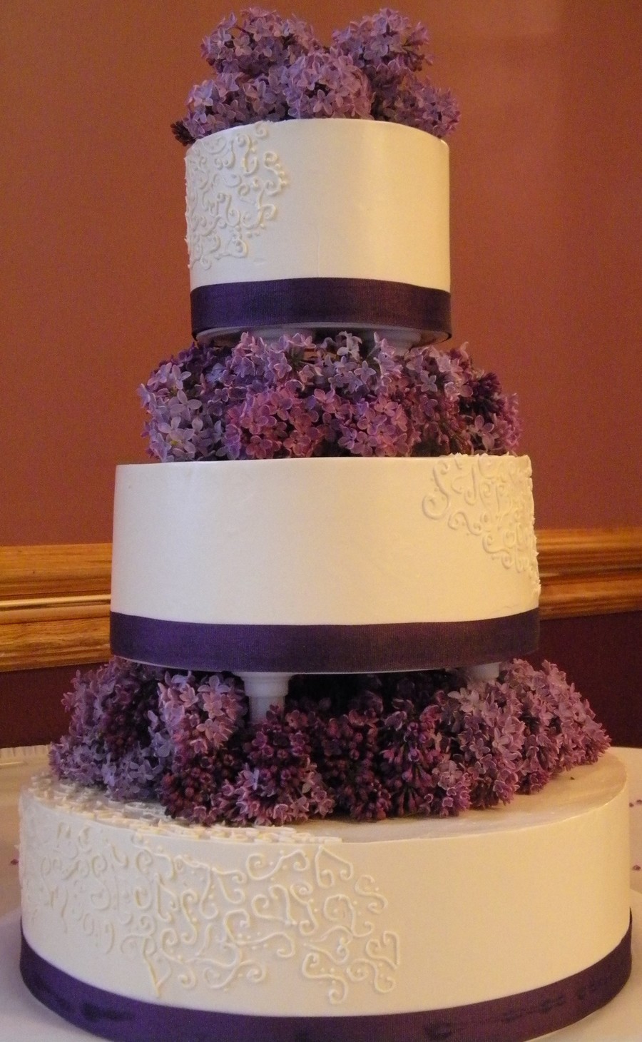 Lilac Wedding - CakeCentral.com