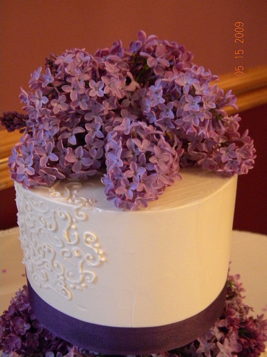 Lilac Wedding - CakeCentral.com