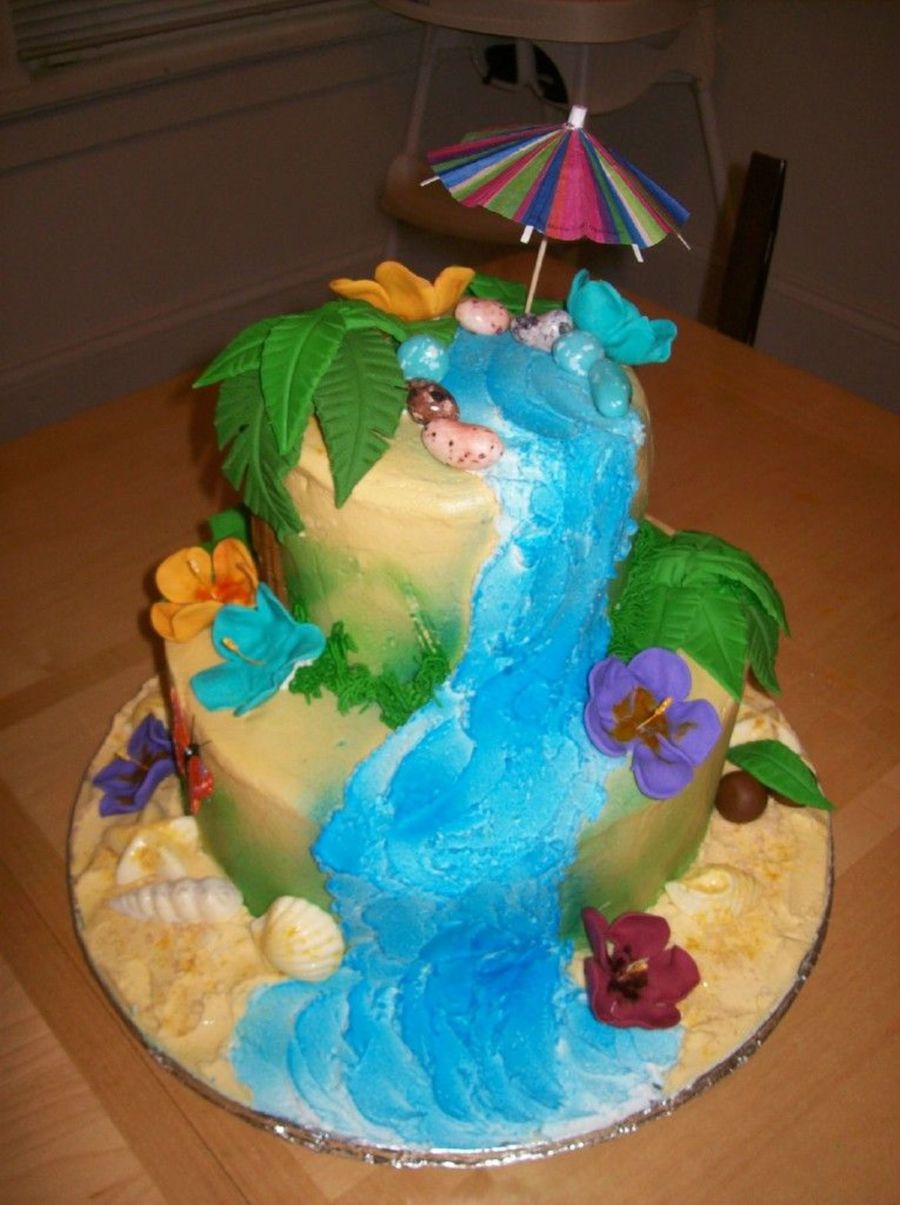 Luau Cake - CakeCentral.com