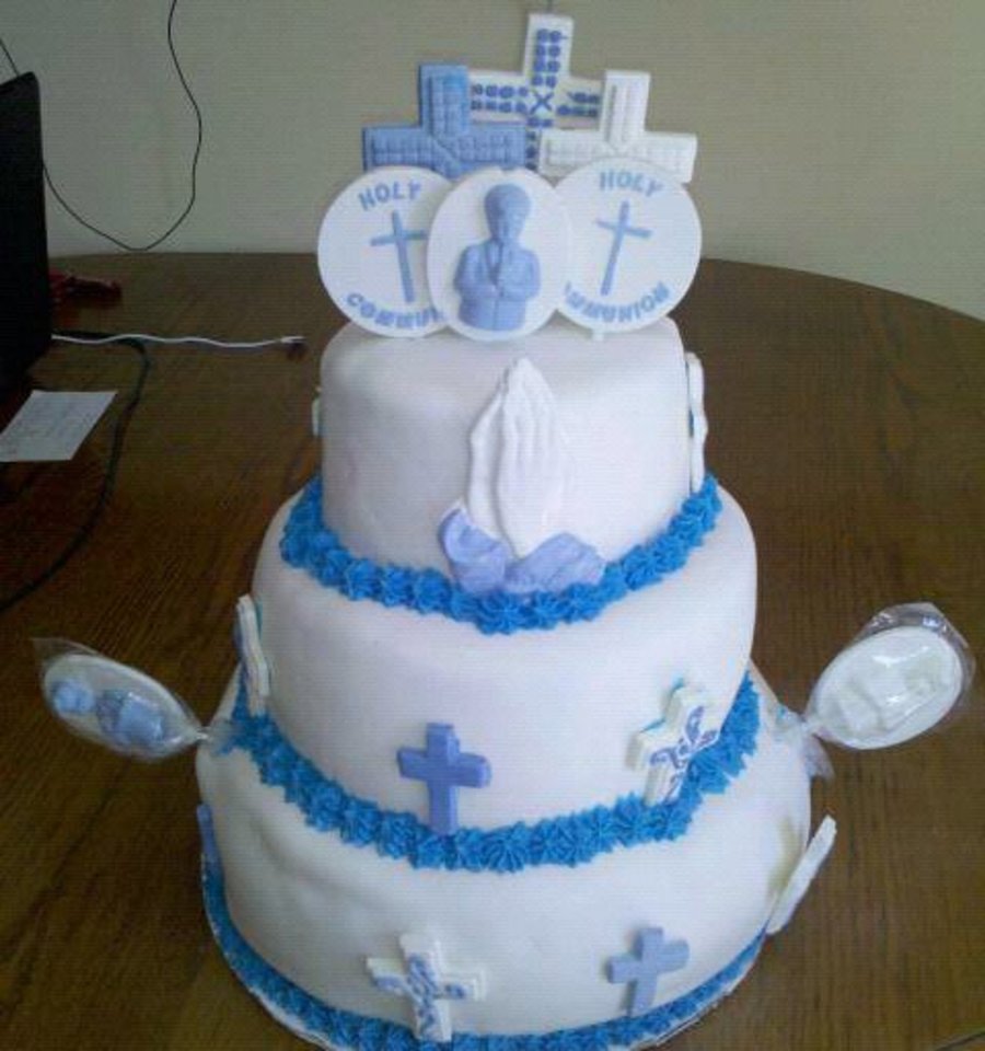 First Communion Cake - CakeCentral.com