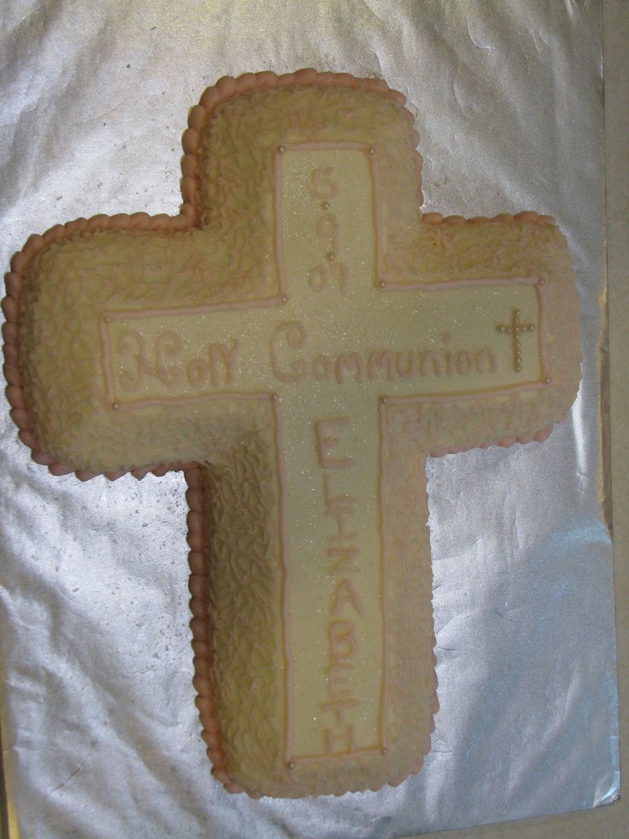 First Communion Cross - CakeCentral.com