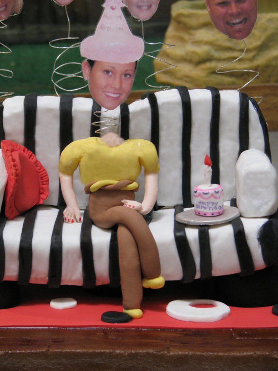 Sofa Birthday Cake - CakeCentral.com