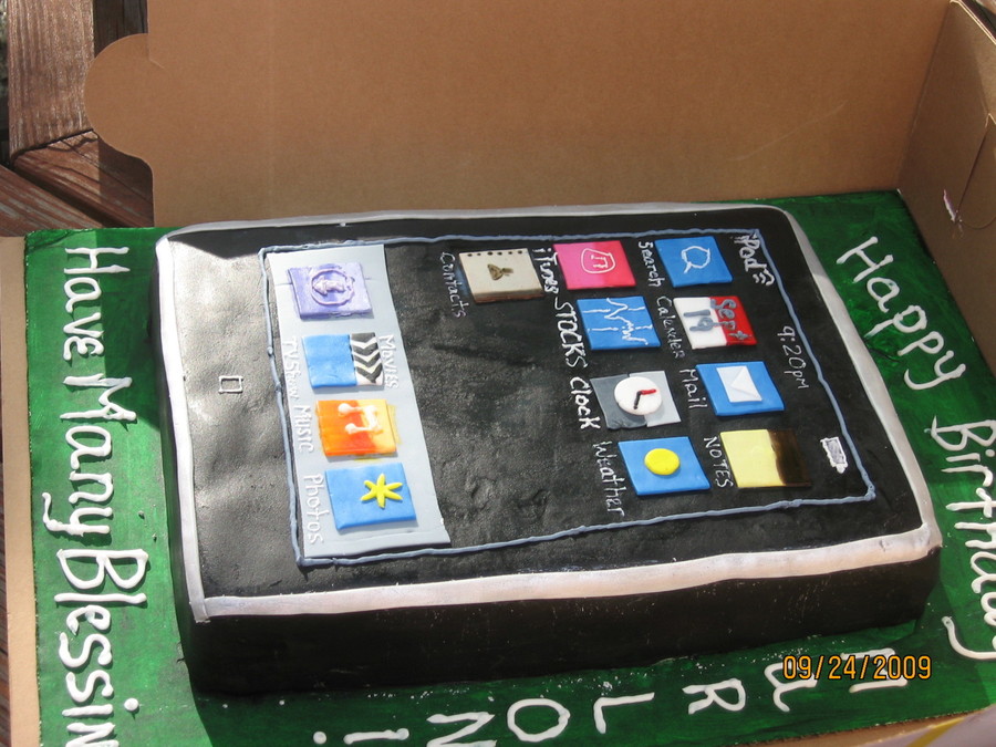 Ipod Birthday Cake - CakeCentral.com