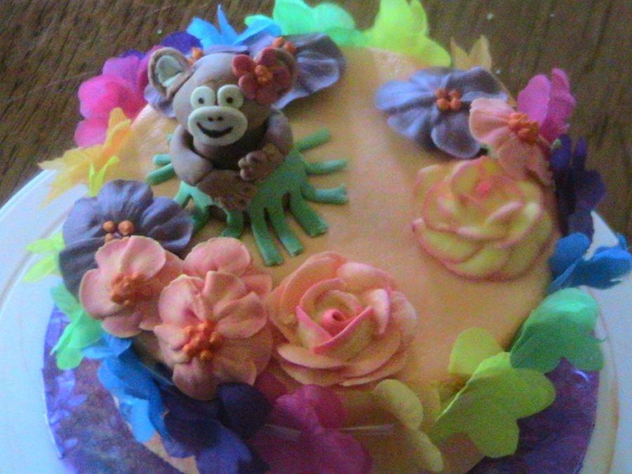 Hula Monkey Trio - CakeCentral.com