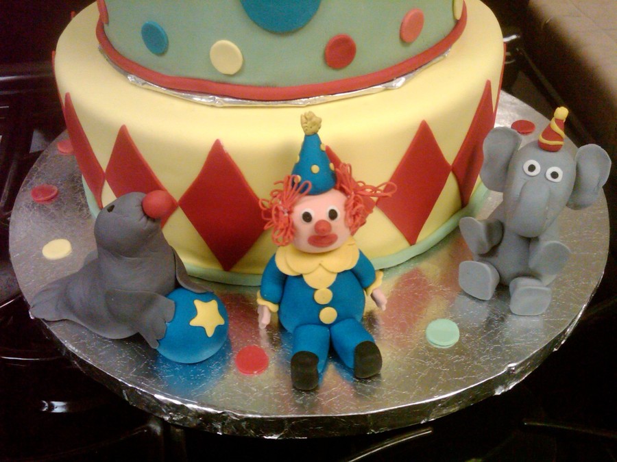 Circus Themed Cake - CakeCentral.com