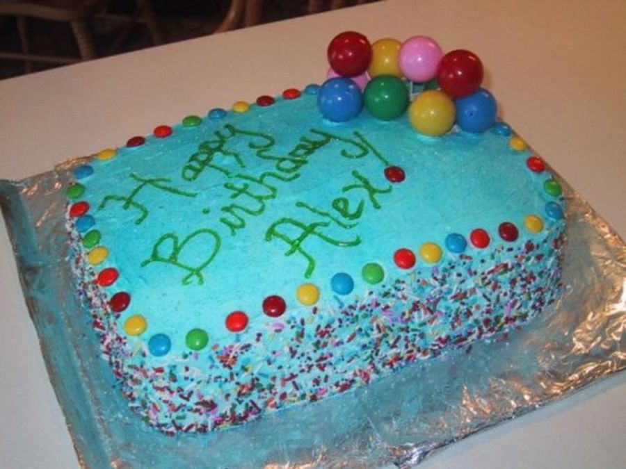 Colorful Birthday Cake! - CakeCentral.com