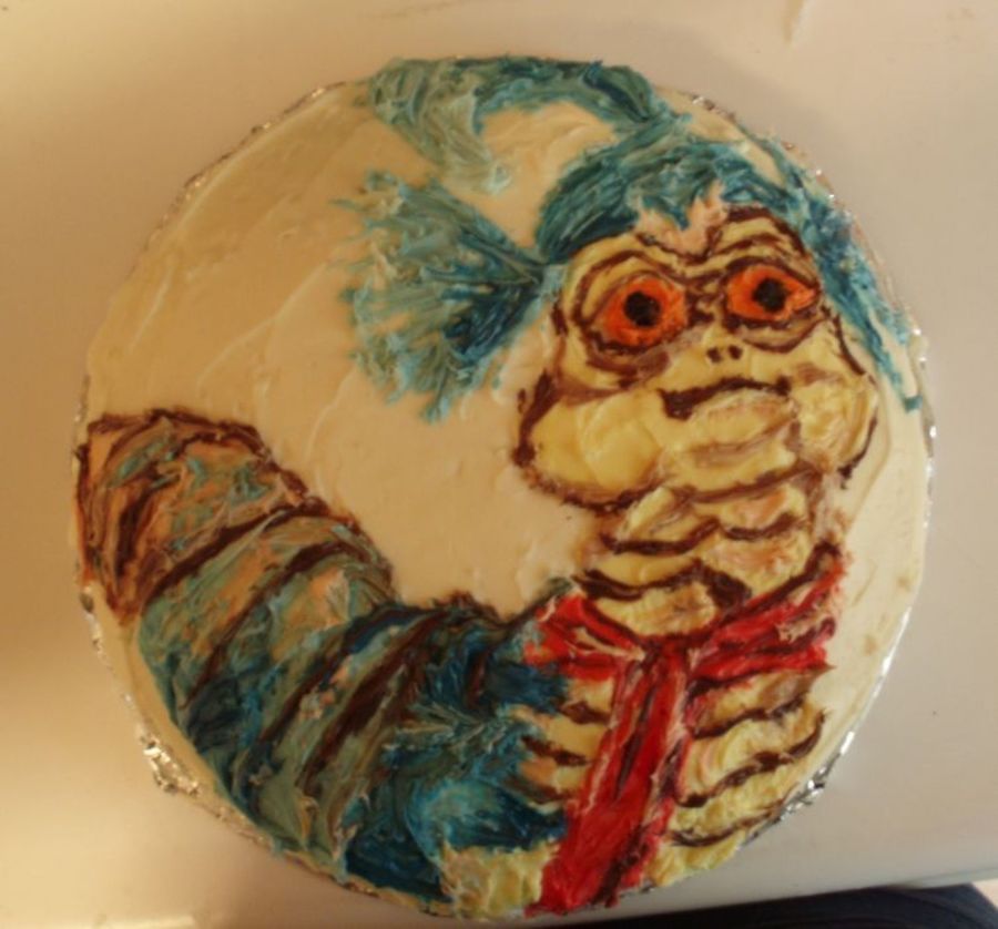 Labyrinth Blue Worm - CakeCentral.com